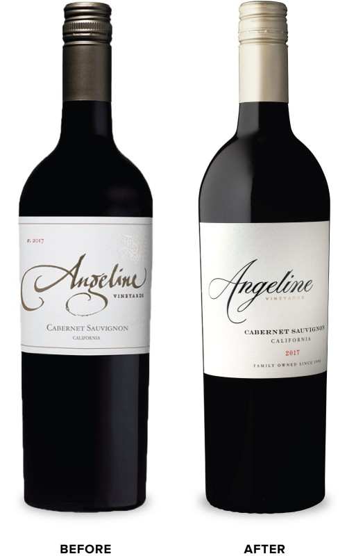 Angeline Vineyards Wine Design | CF Napa Brand Design