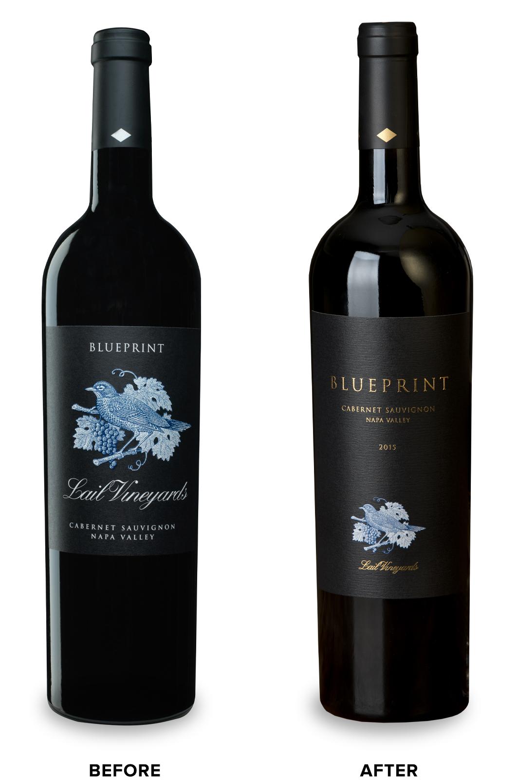 Lail Vineyards Blueprint Wine Design | CF Napa Brand Design