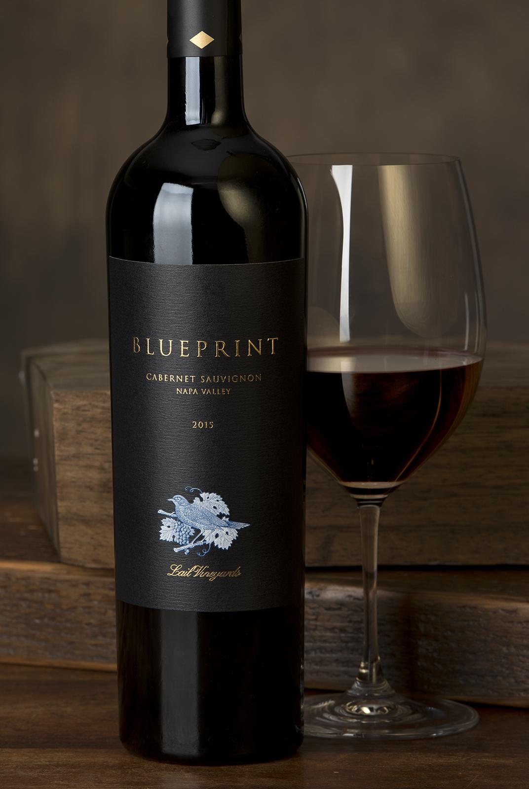 Lail Vineyards Blueprint Wine Design | CF Napa Brand Design