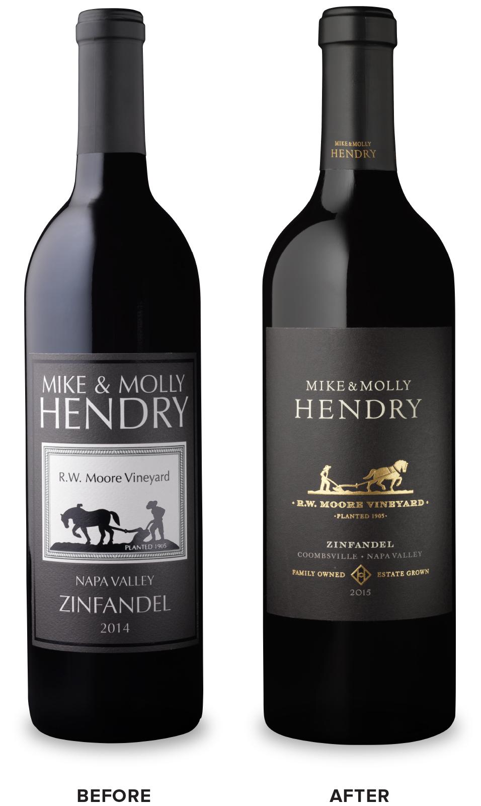 Mike & Molly Hendry Wine Design | CF Napa Brand Design