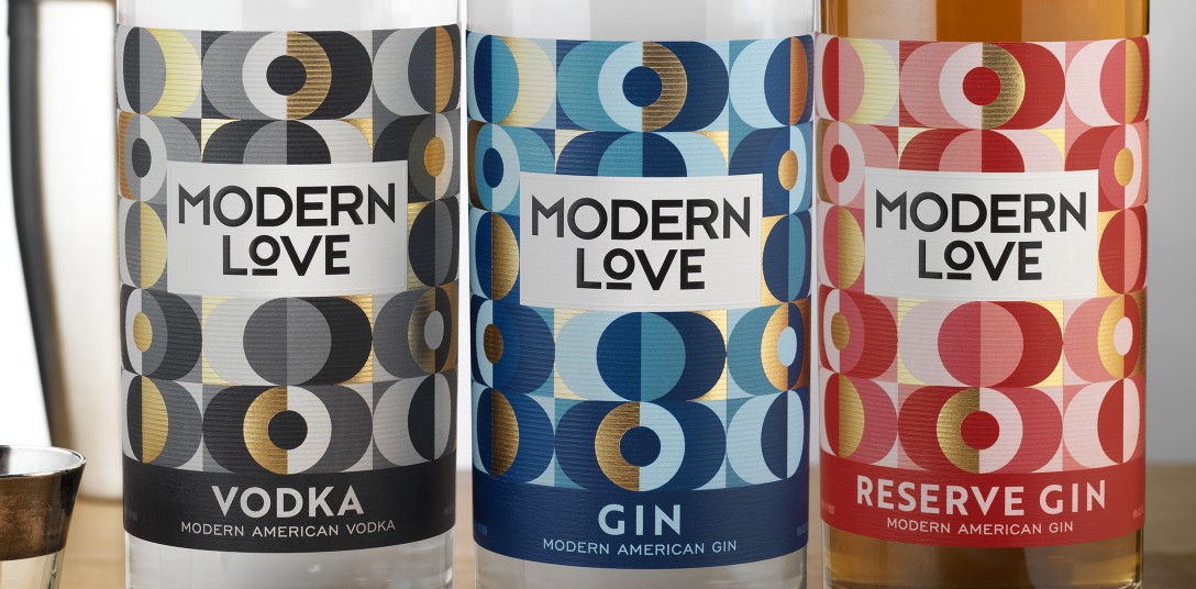 Modern Love Spirits Design | CF Napa Brand Design