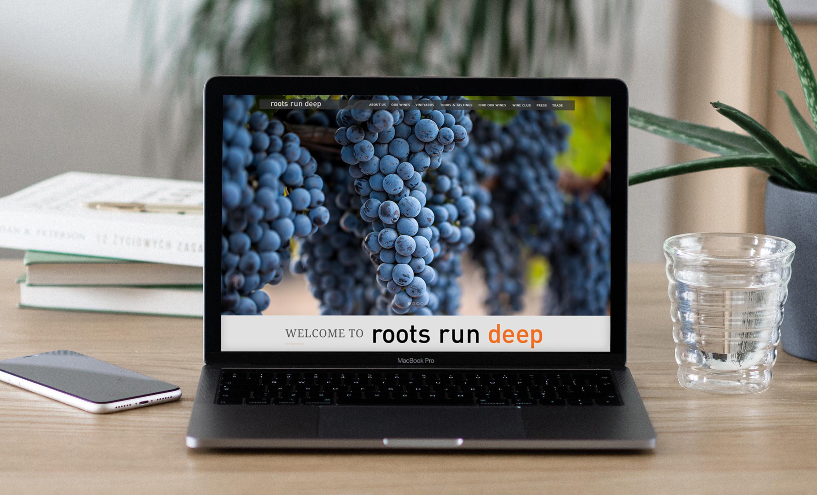 Roots Run Deep Winery Design | CF Napa Brand Design