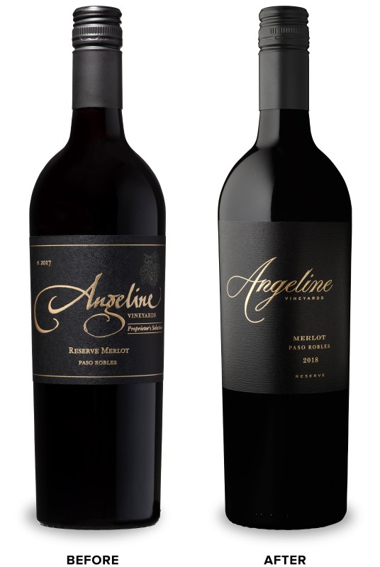 Angeline Vineyards Wine Design | CF Napa Brand Design