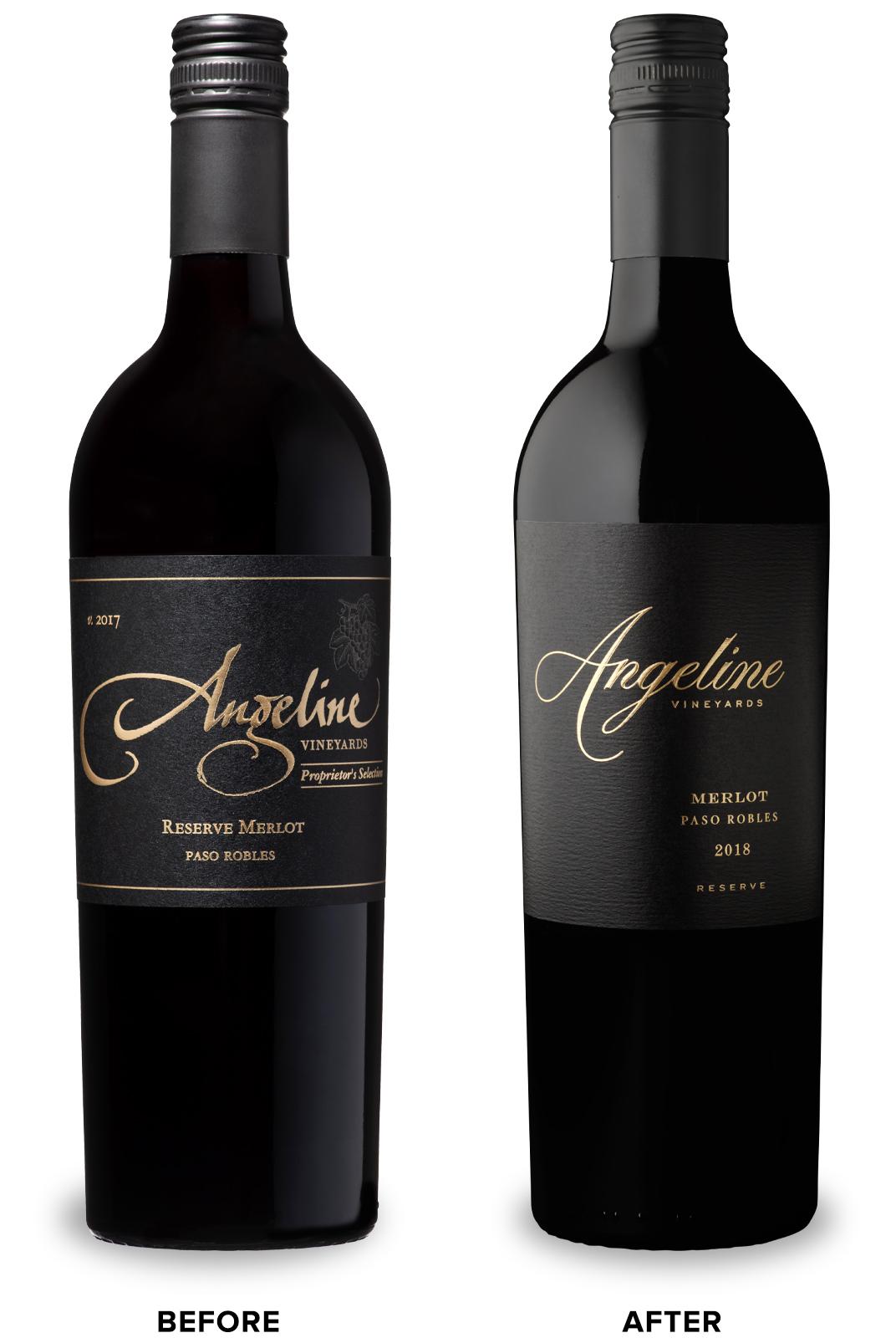 Angeline Vineyards Wine Design | CF Napa Brand Design