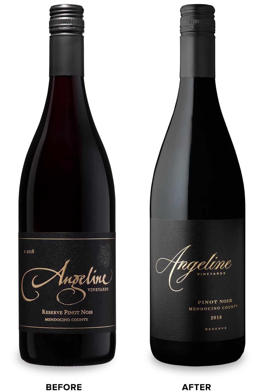 Angeline Vineyards Wine Design | CF Napa Brand Design