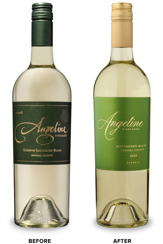 Angeline Vineyards Wine Design | CF Napa Brand Design