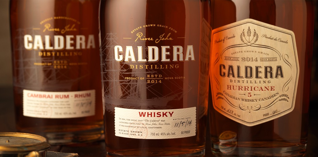 Caldera Distilling Design | CF Napa Brand Design