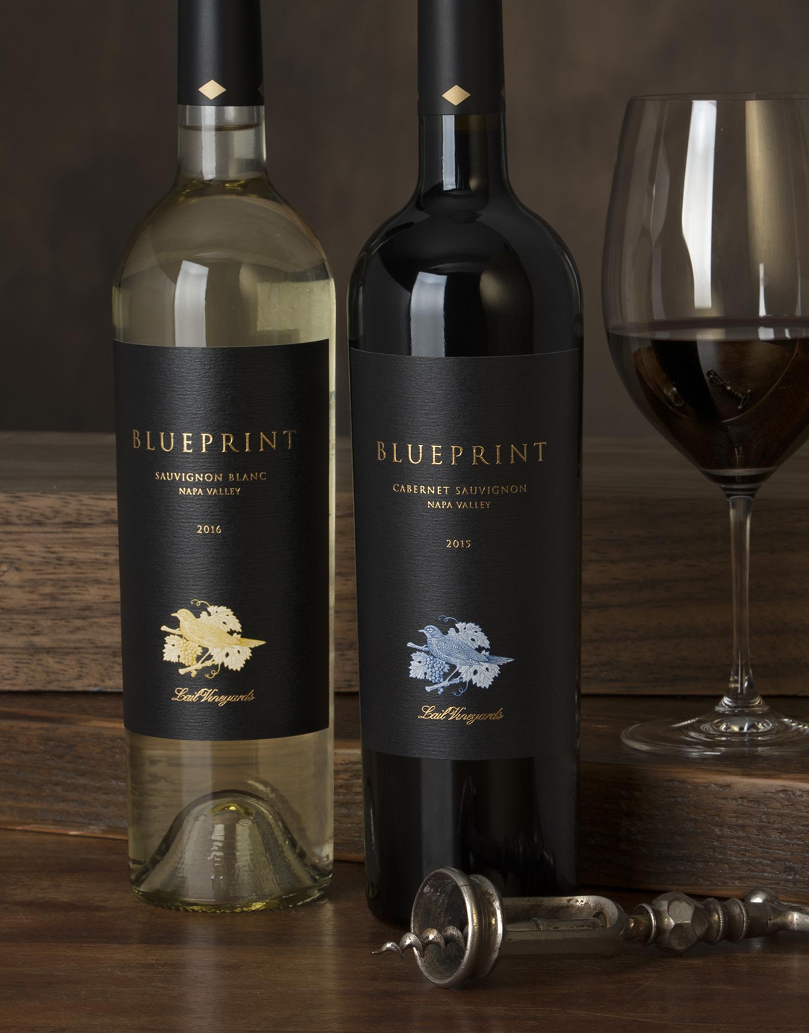 Lail Vineyards Blueprint Wine Design | CF Napa Brand Design