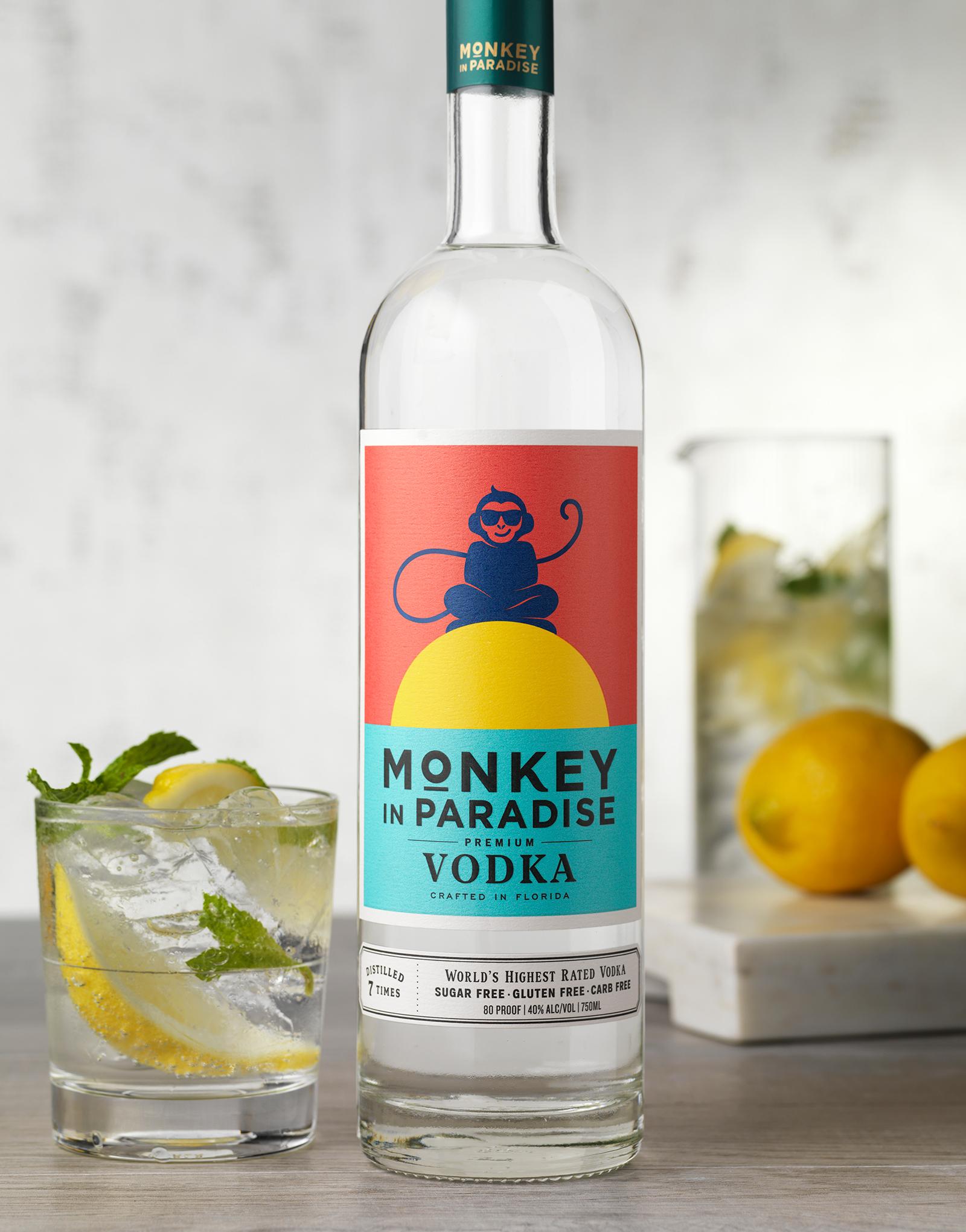 Monkey In Paradise Spirits Design | CF Napa Brand Design