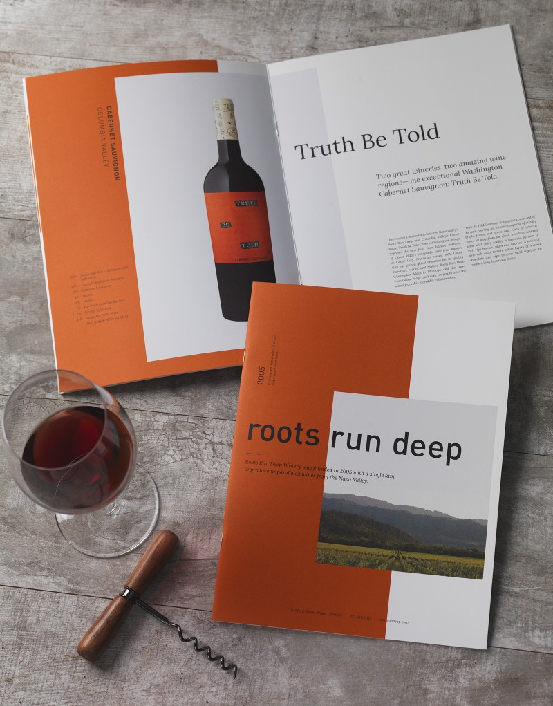 Roots Run Deep Winery Design | CF Napa Brand Design
