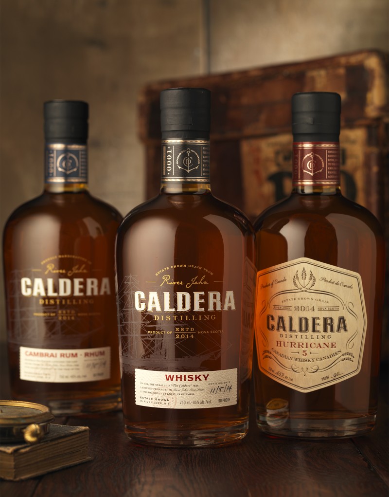 Caldera Distilling Design | CF Napa Brand Design