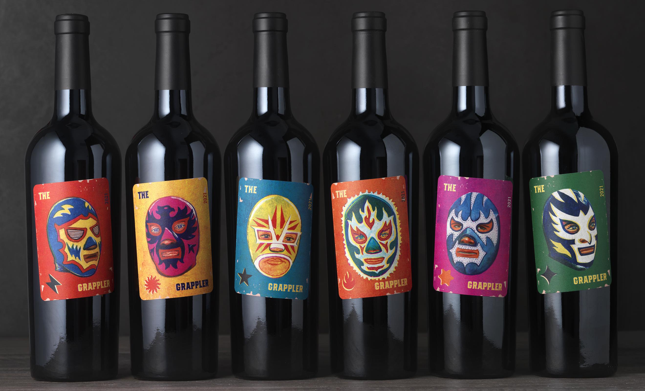 The Grappler Wine Design | CF Napa Brand Design
