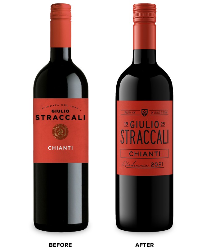 Giulio Straccali Wine Design | CF Napa Brand Design