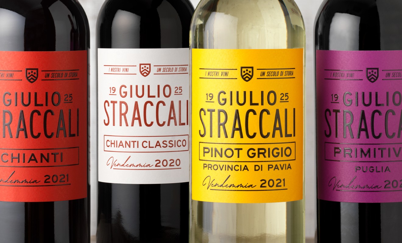 Giulio Straccali Wine Design | CF Napa Brand Design