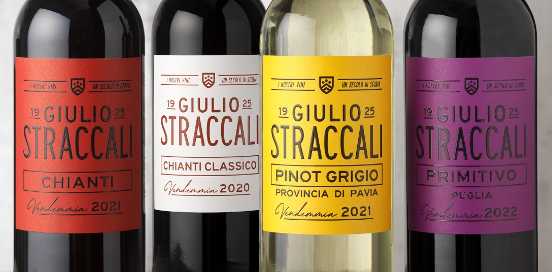 Giulio Straccali Wine Design | CF Napa Brand Design