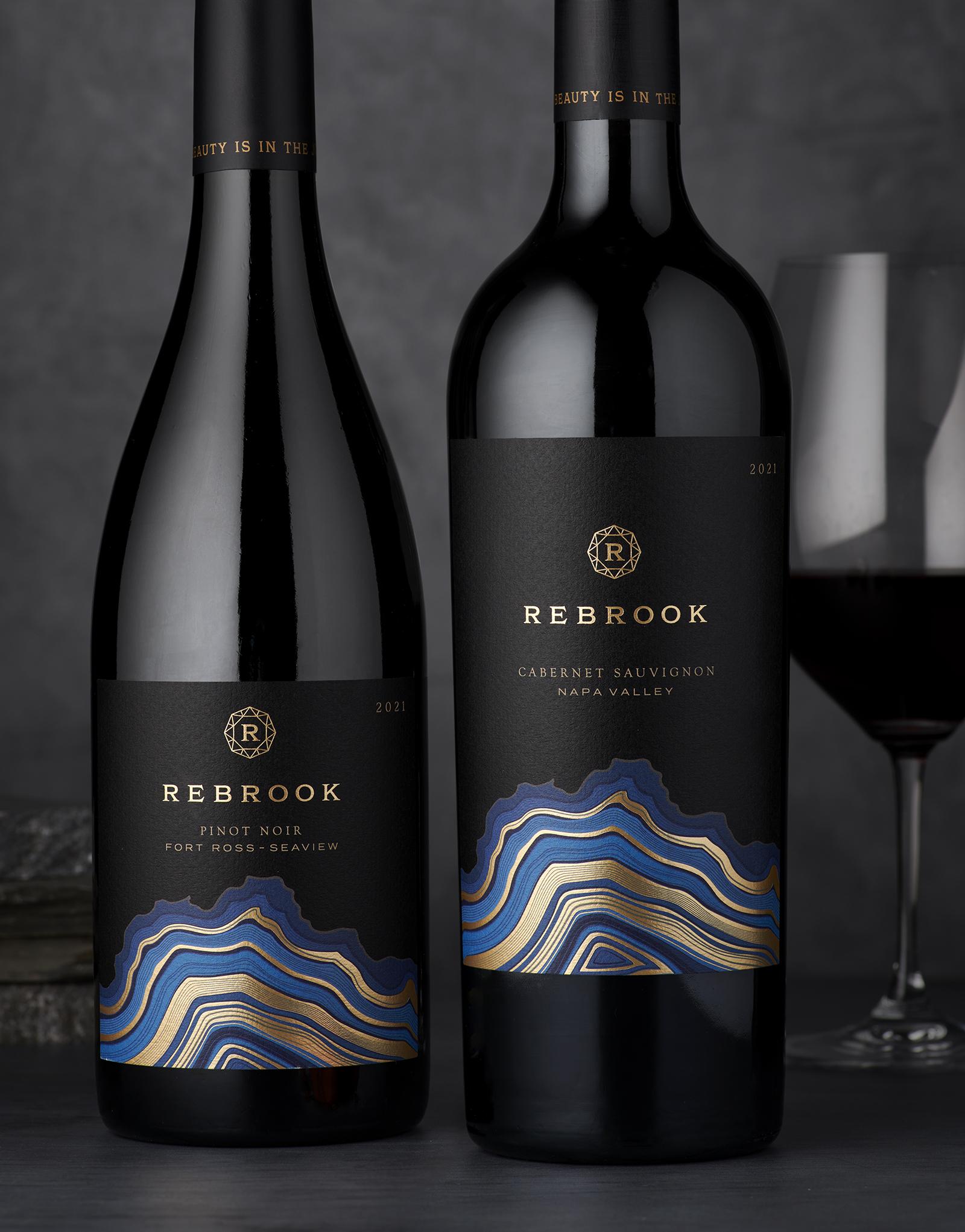 Rebrook Cellars Wine Packaging Design | CF Napa Brand Design