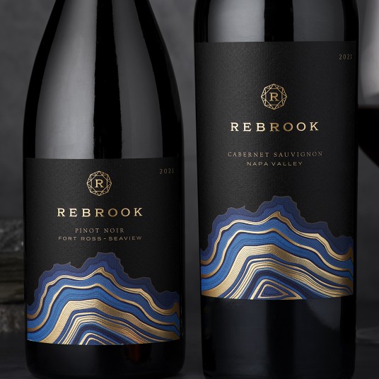 Rebrook Cellars Wine Packaging Design | CF Napa Brand Design