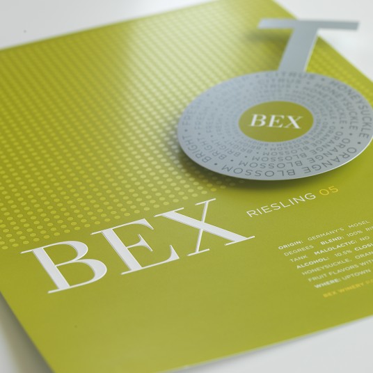 Bex Wine Sales Sheet Design | CF Napa Brand Design