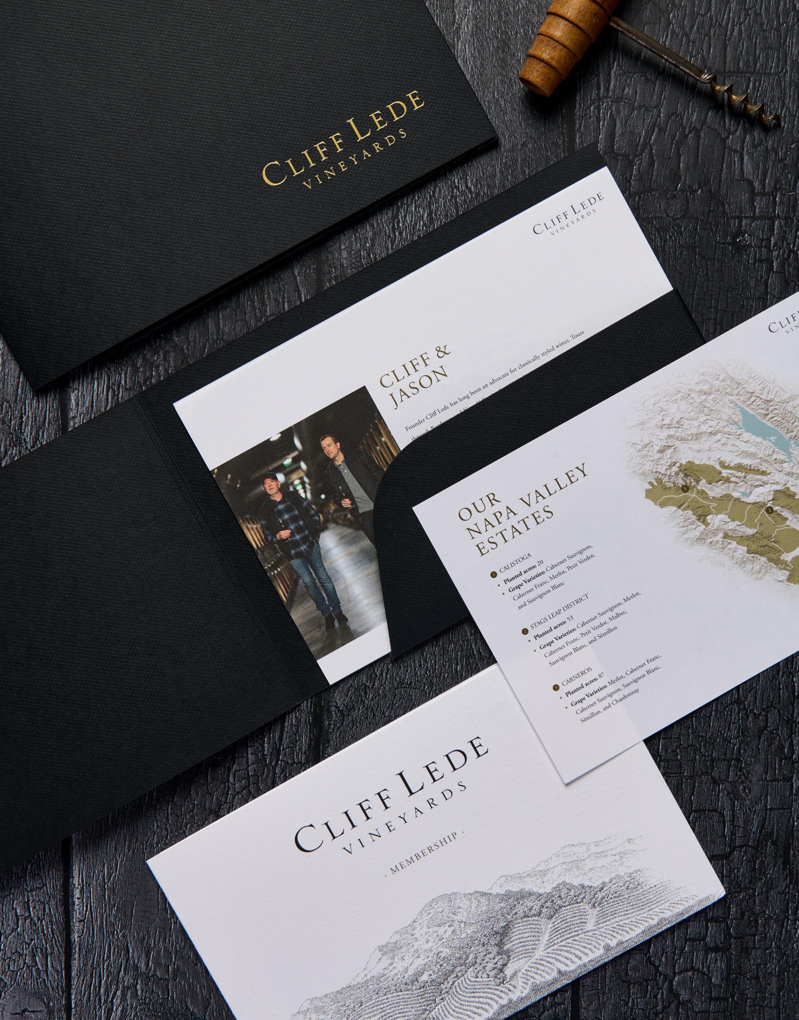 Cliff Lede Vineyards Design | CF Napa Brand Design