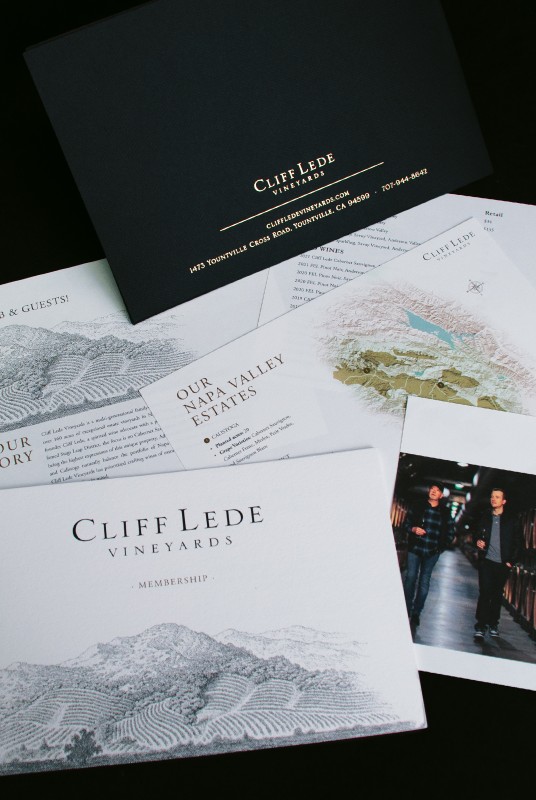 Cliff Lede Vineyards Design | CF Napa Brand Design