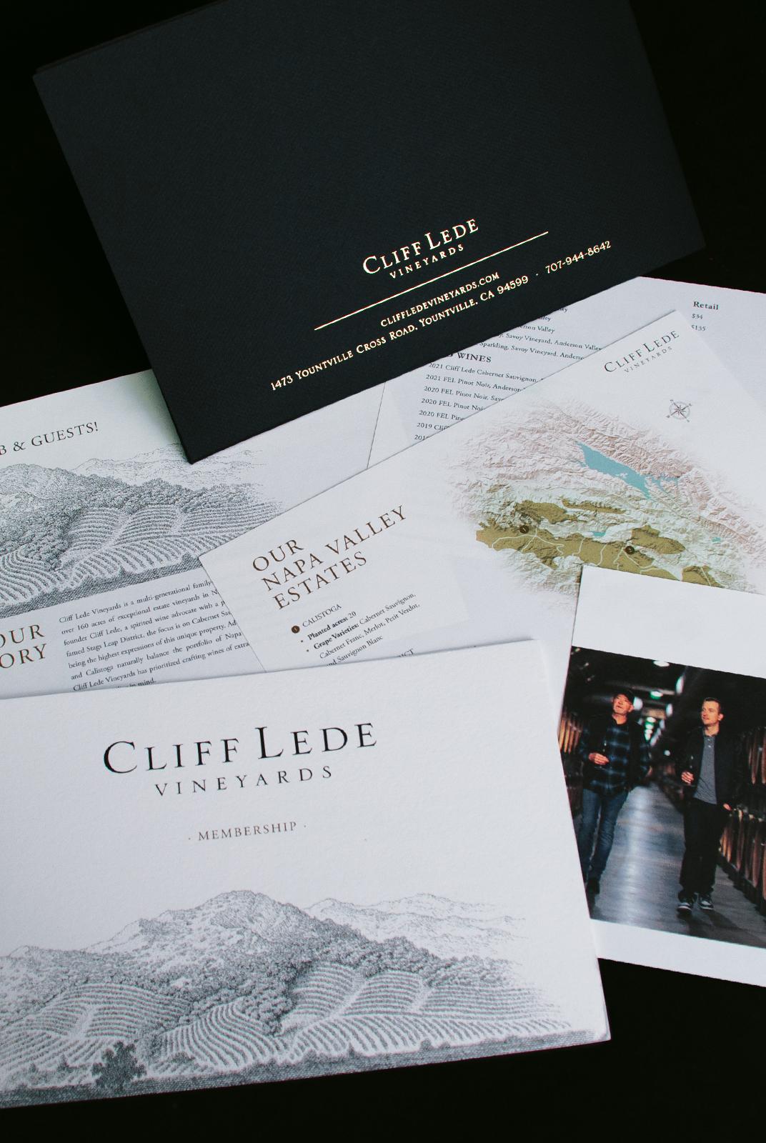 Cliff Lede Vineyards Design | CF Napa Brand Design