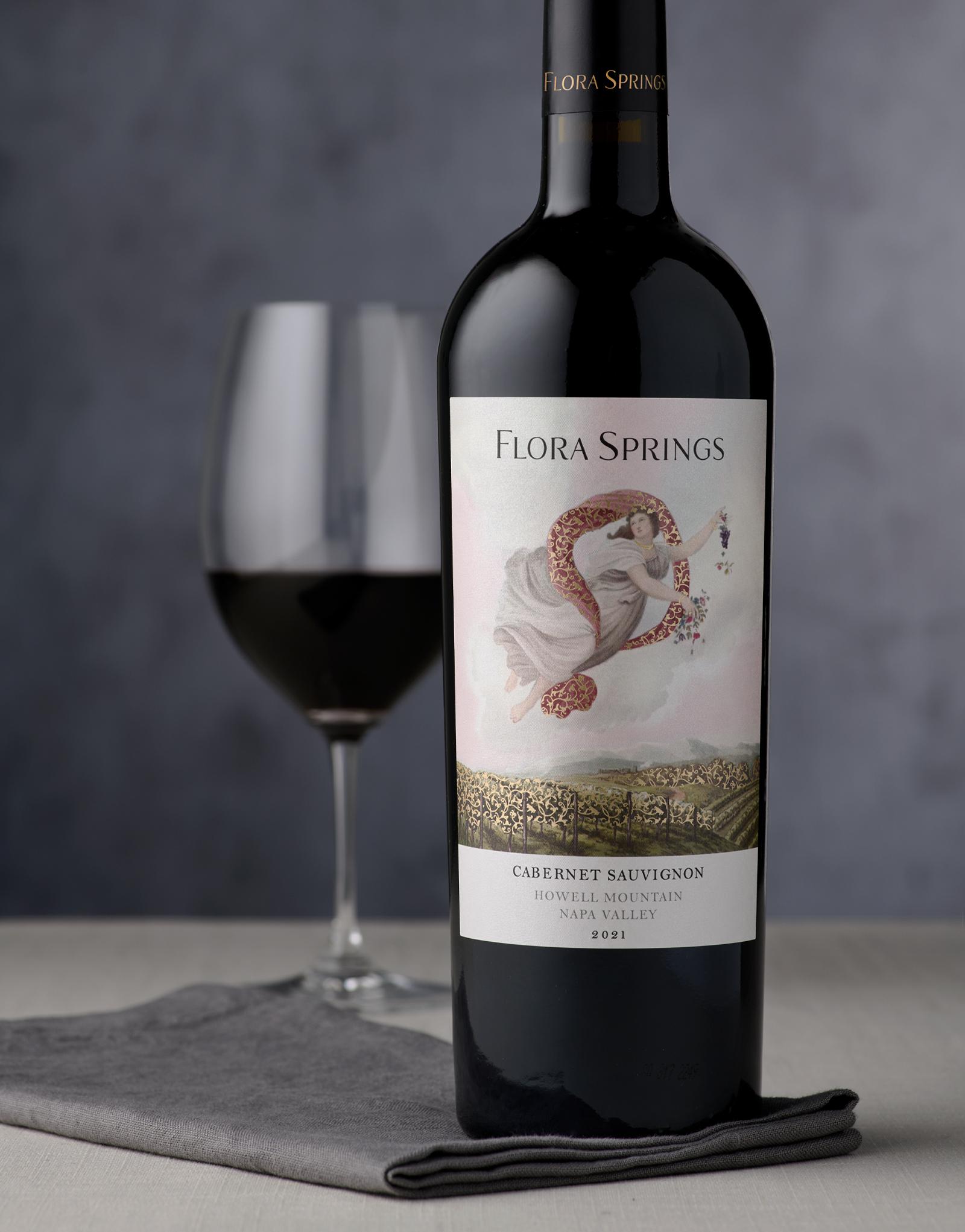 Flora Springs Halo Cabernets Wine Design | CF Napa Brand Design