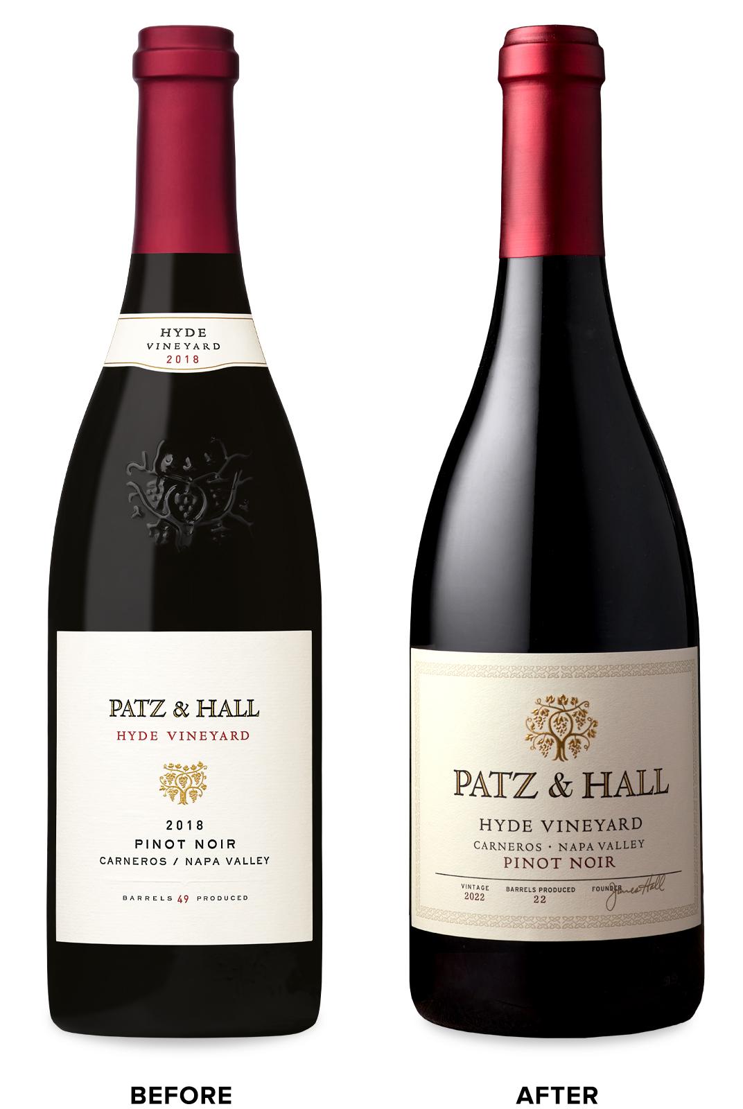 Patz & Hall Wine Packaging Design | CF Napa Brand Design