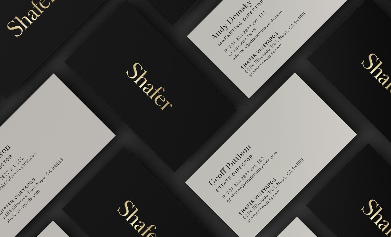 Shafer Vineyards Design | CF Napa Brand Design