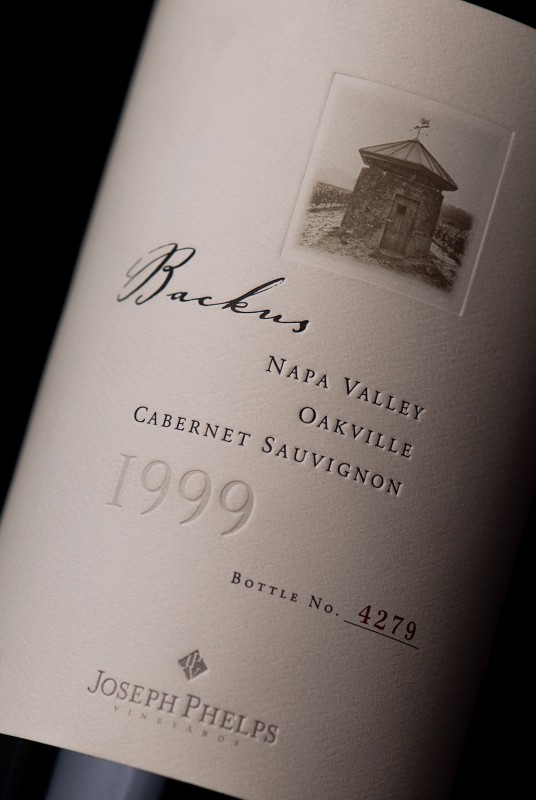 Joseph Phelps Backus Wine Design | CF Napa Brand Design