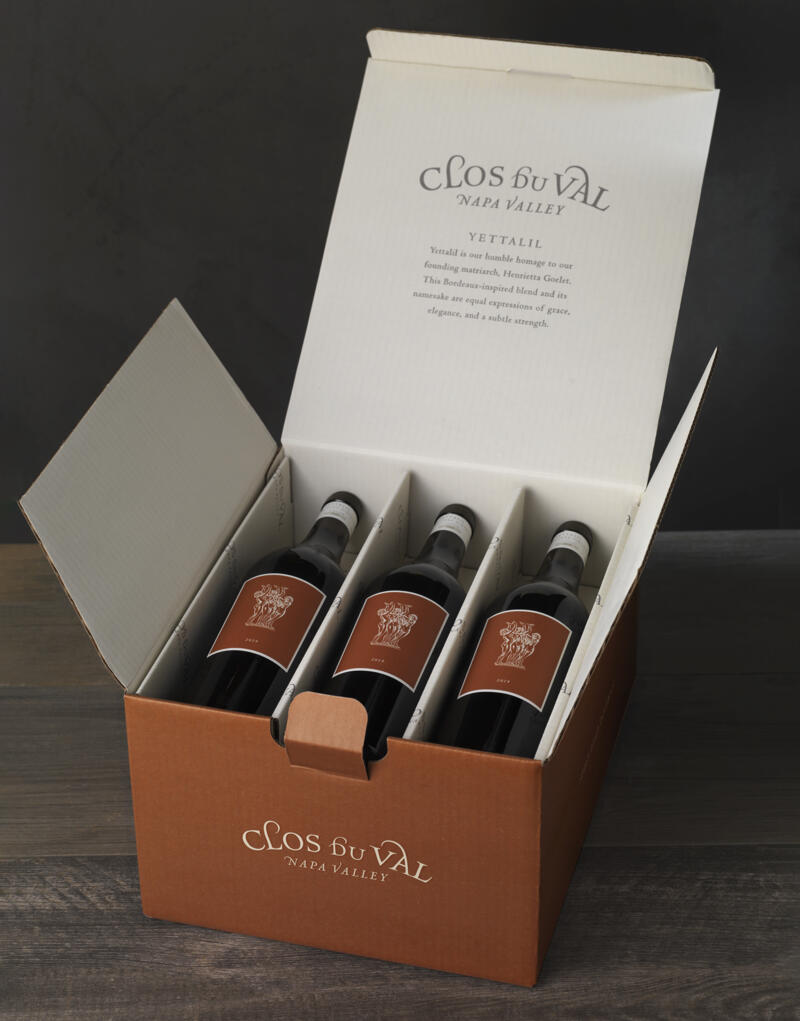 Clos du Val Wine Box Design | CF Napa Brand Design