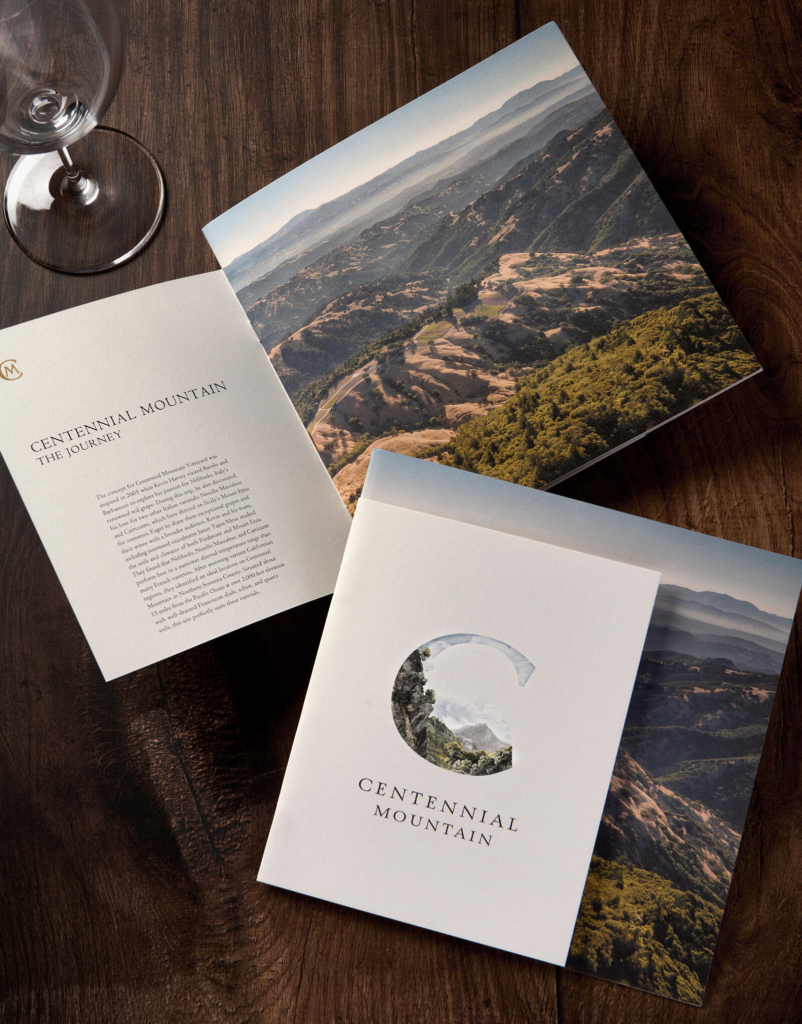 Centennial Mountain Brochure Design | CF Napa Brand Design
