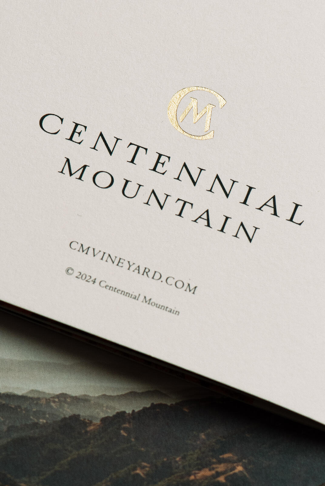 Centennial Mountain Brochure Design | CF Napa Brand Design