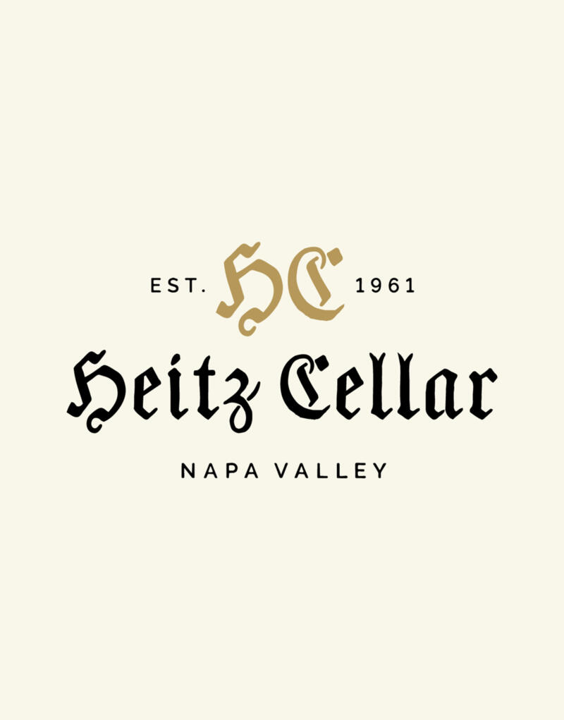 Heitz Cellar Wine Logo Design | CF Napa Brand Design