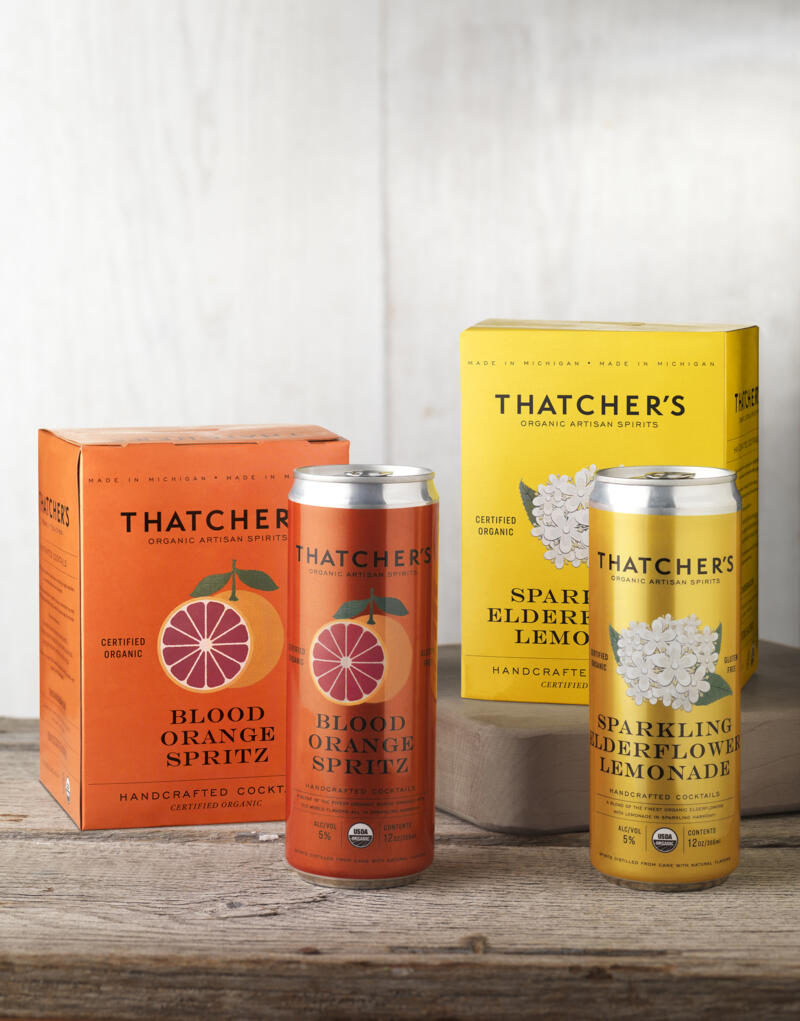 Thatcher’s Canned Cocktails Design | CF Napa Brand Design