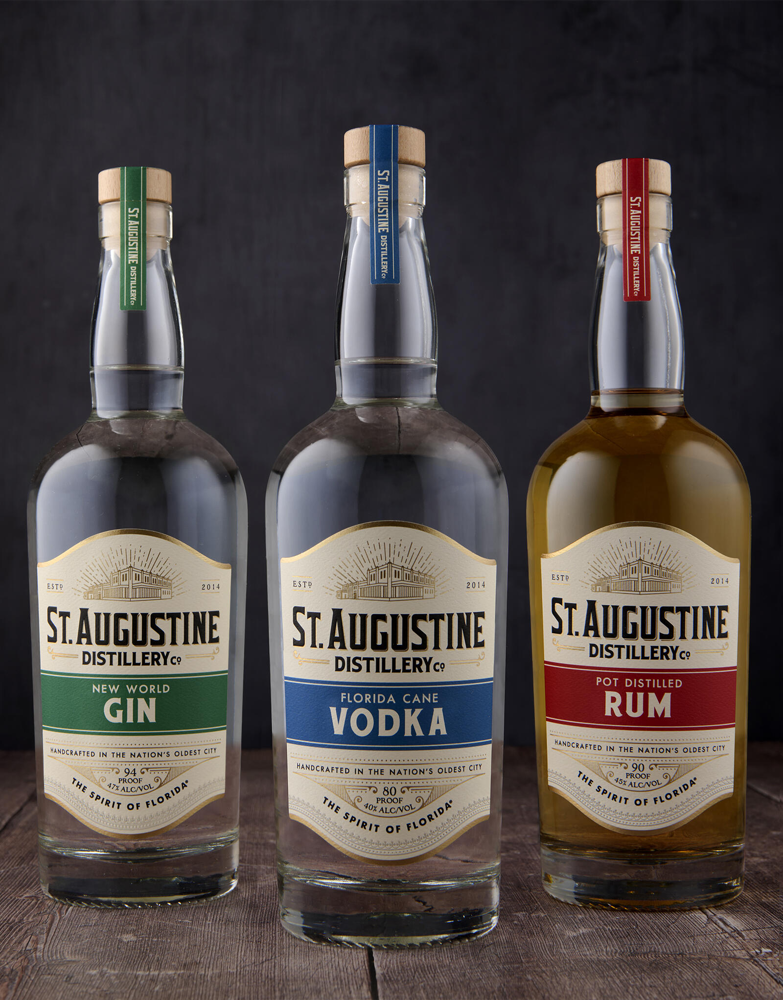 St. Augustine Distillery Spirits Design | CF Napa Brand Design